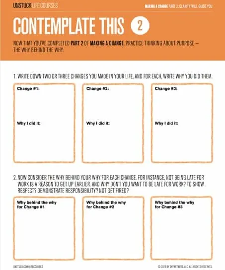 How To Get Unstuck And Make A Positive Change