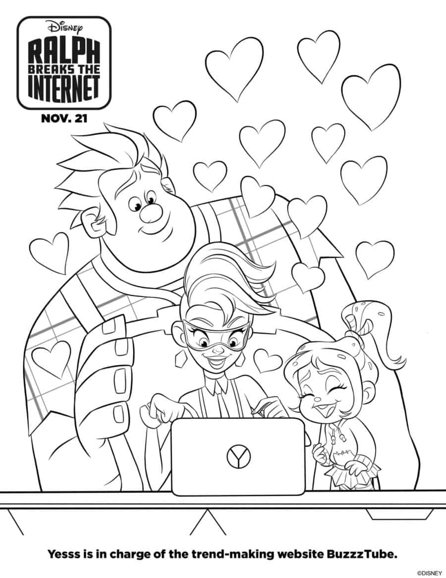 Ralph Breaks The Internet FREE Printable Activity Sheets