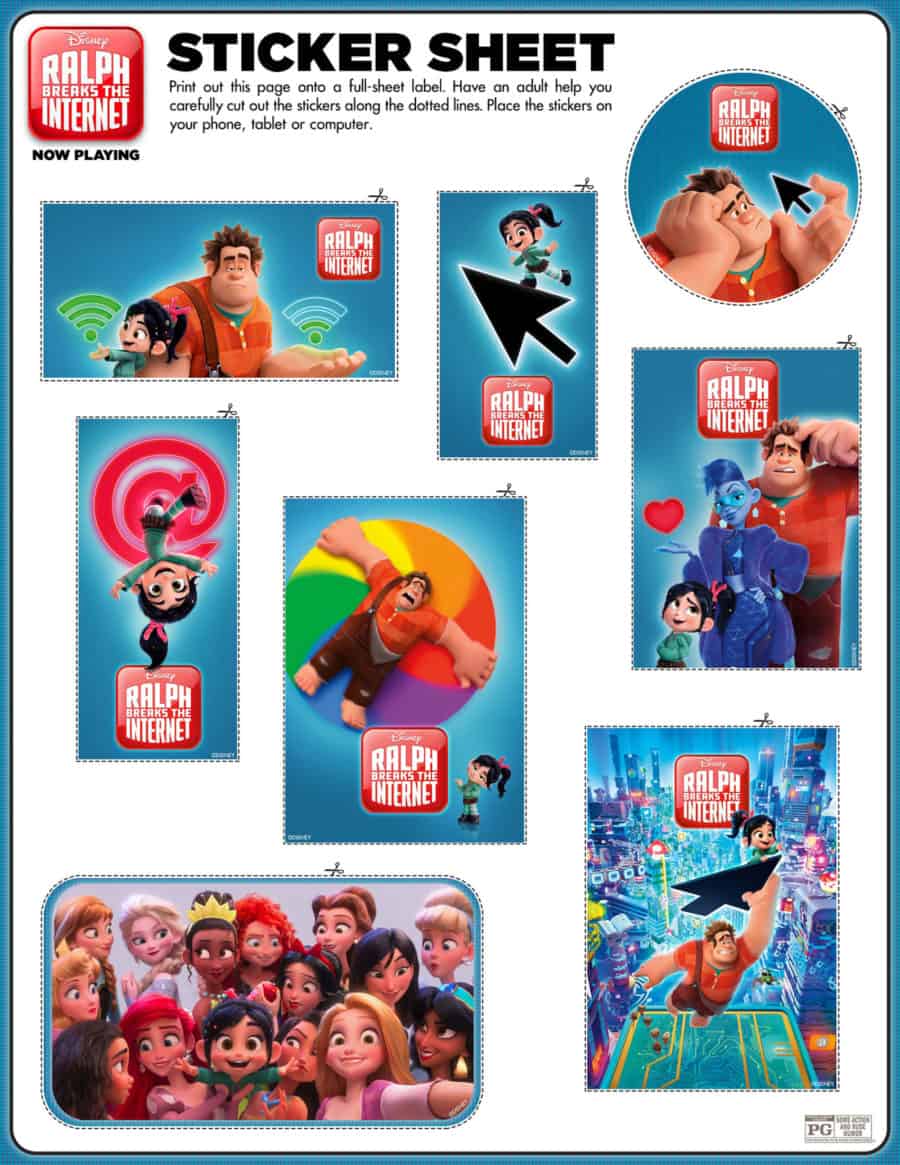 Ralph Breaks The Internet FREE Printable Activity Sheets