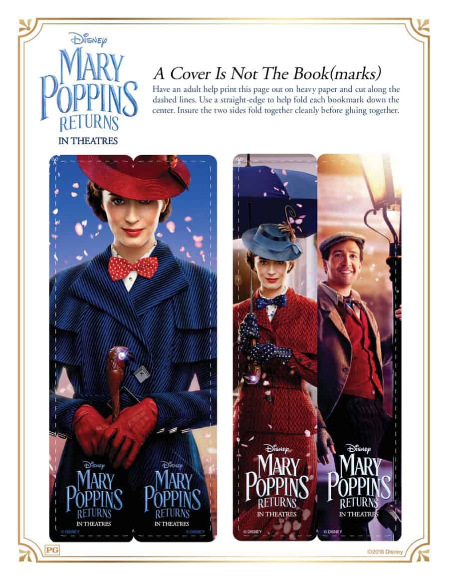 Free Mary Poppins Returns Printable Activity Sheets