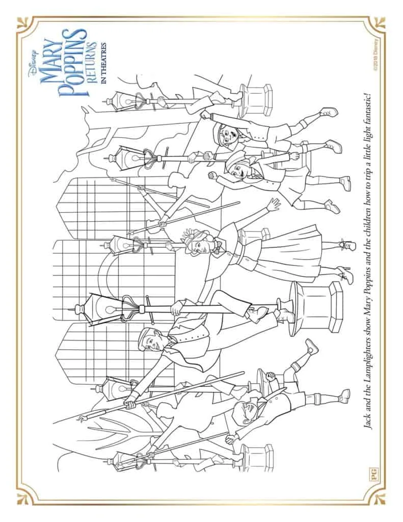 Free Mary Poppins Returns Printable Activity Sheets