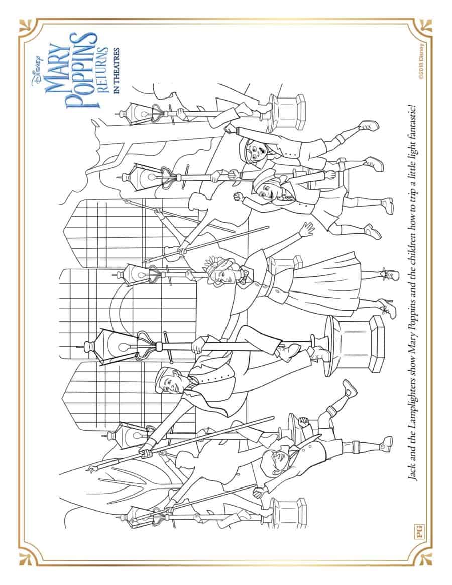 Free Mary Poppins Returns Printable Activity Sheets
