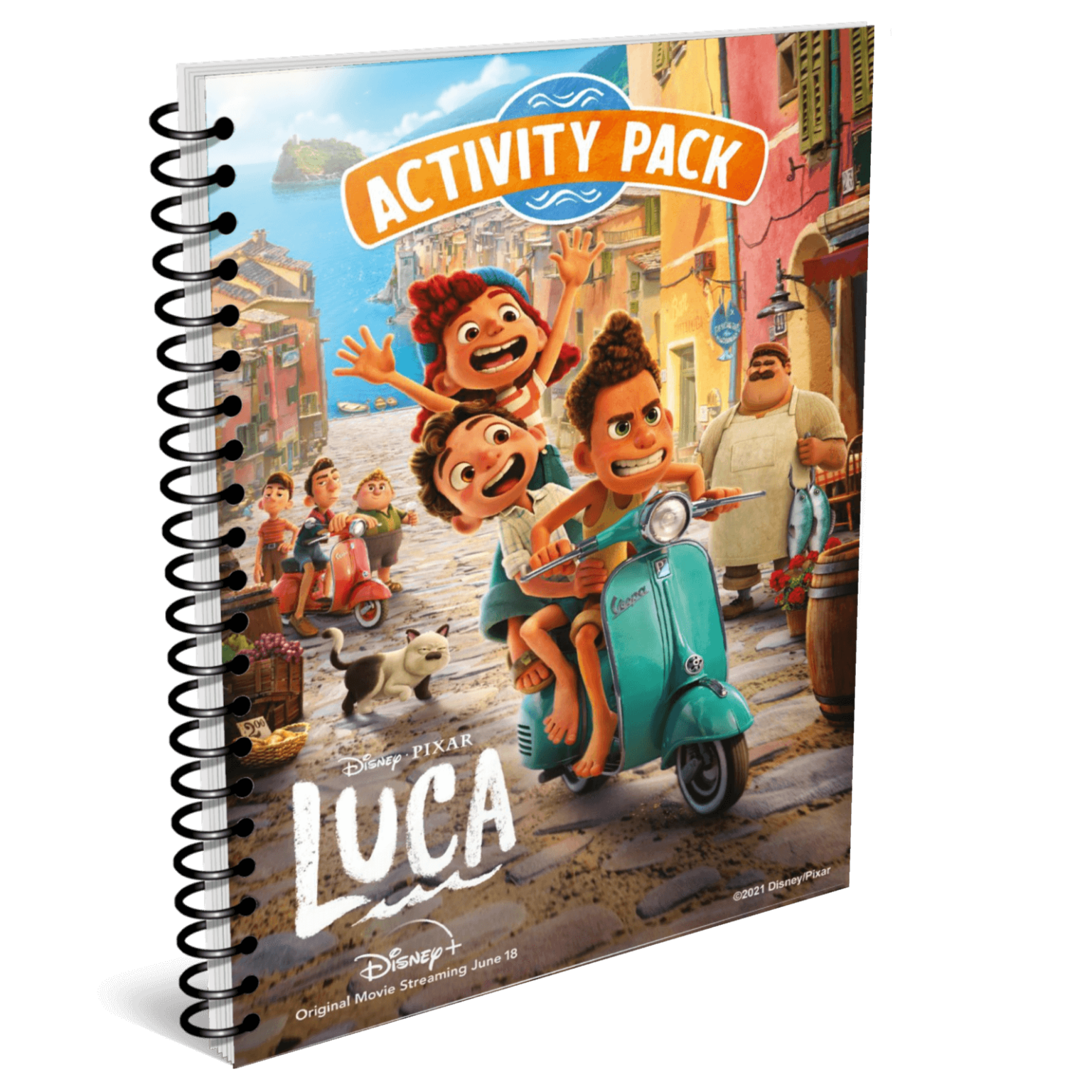 FREE Printable LUCA Activity Pack for Kids [ Disney * Pixar ]