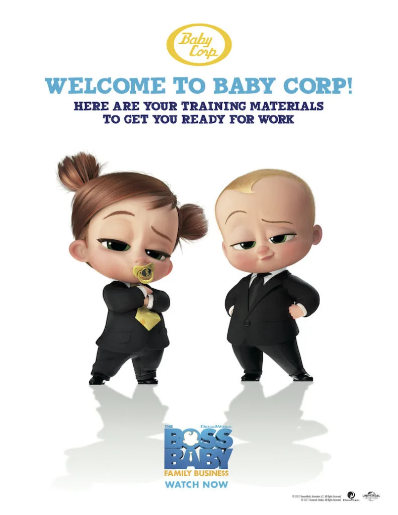 THE BOSS BABY: FAMILY BUSINESS Printable Activities For Kids