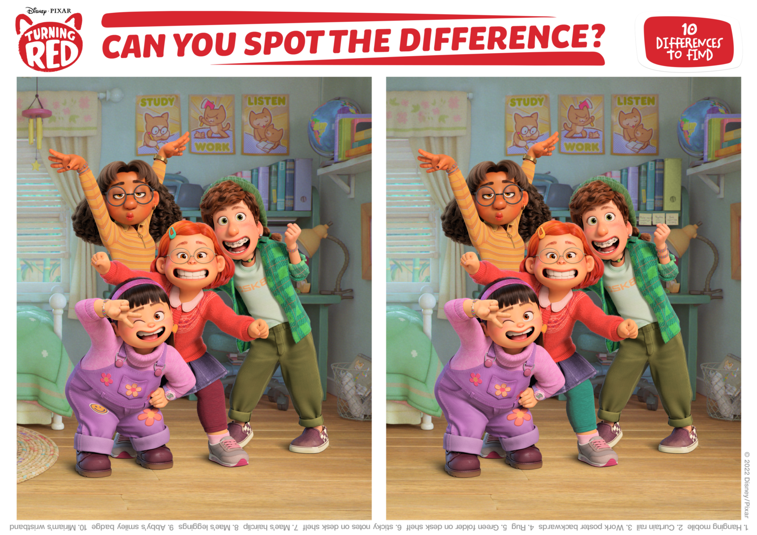 Turning Red Coloring Pages - Activity Pack and More!