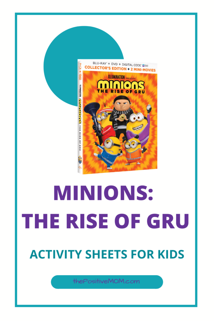 MINIONS: THE RISE OF GRU Activities for Kids
